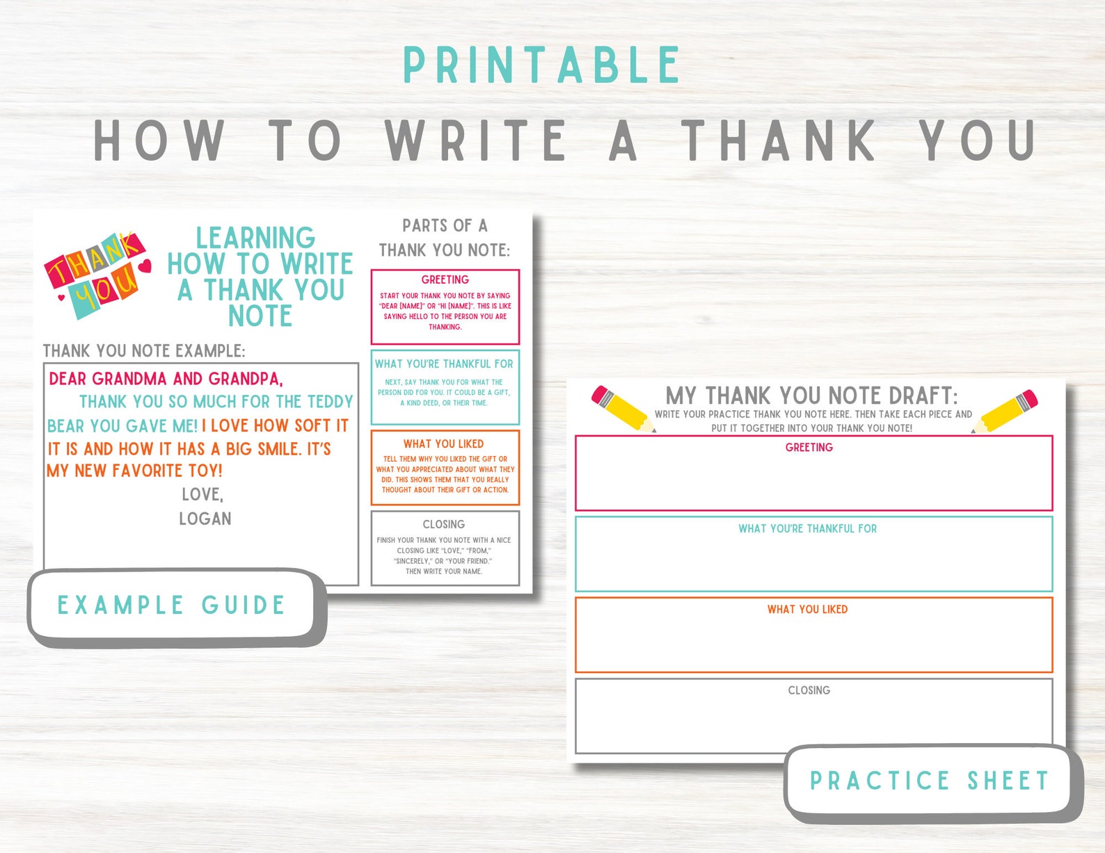 Thank You Note How to Write a Thank You Card Guide for Thank You Note ...