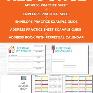 How to Teach Address Worksheet Resource for Kids Address Guide to ...