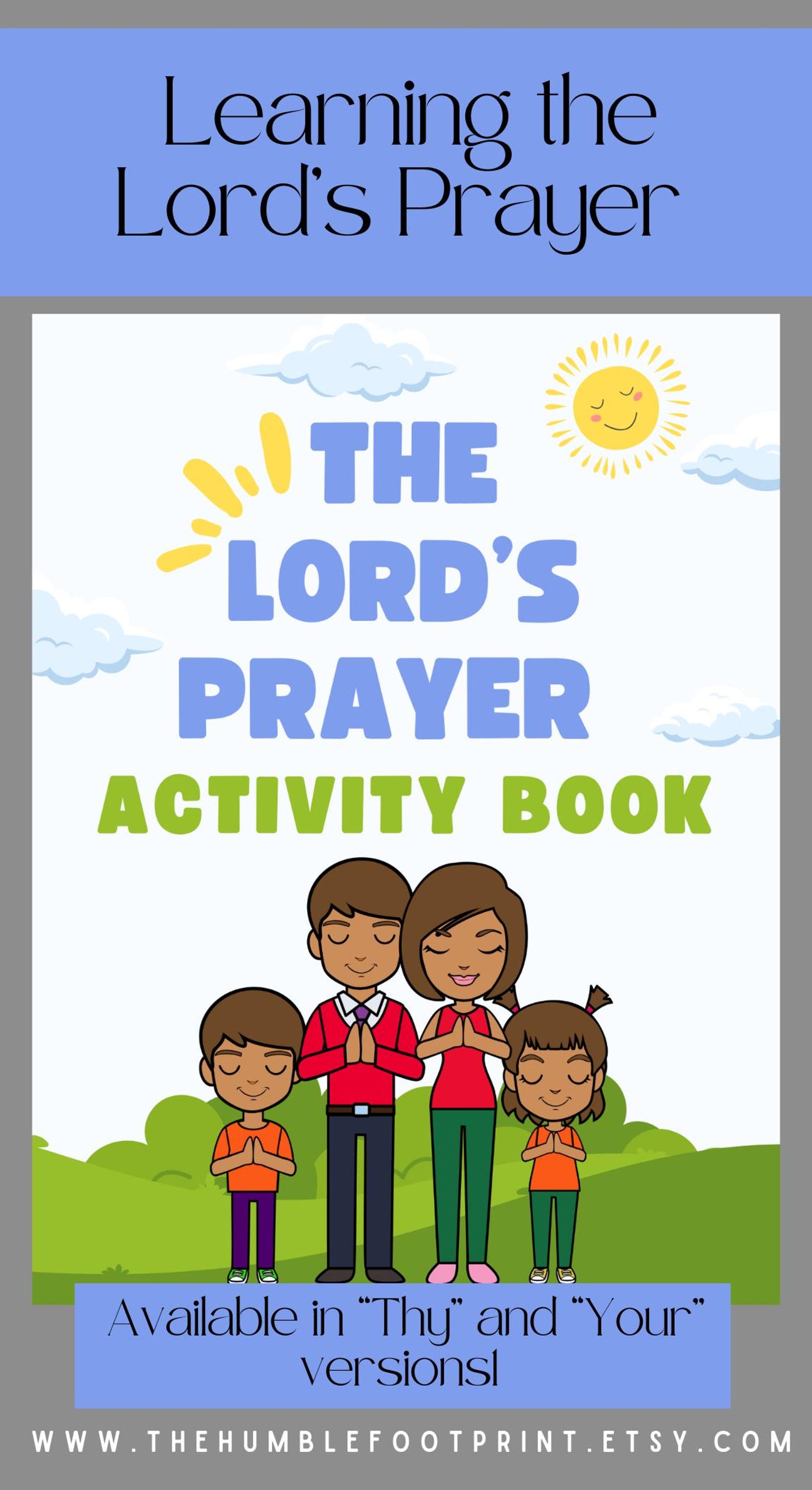 The Lords Prayer Coloring Book for Kids Prayer Book for Sunday School ...