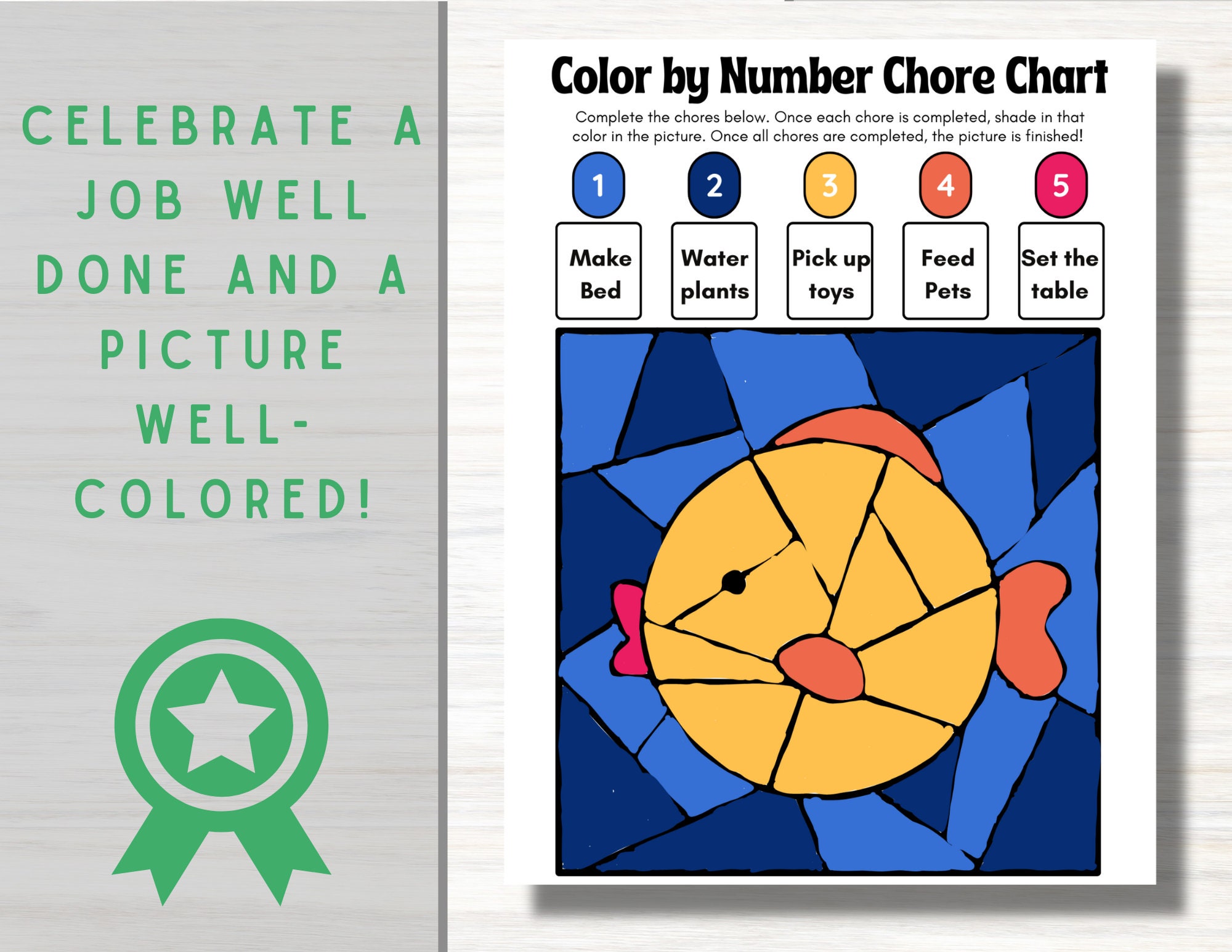 Editable Chore Chart for Kids Chore Chart Printable Chore Chart Game ...