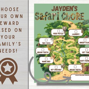 Editable Chore Chart for Kids Chore Chart Daily Checklist for Cleaning ...