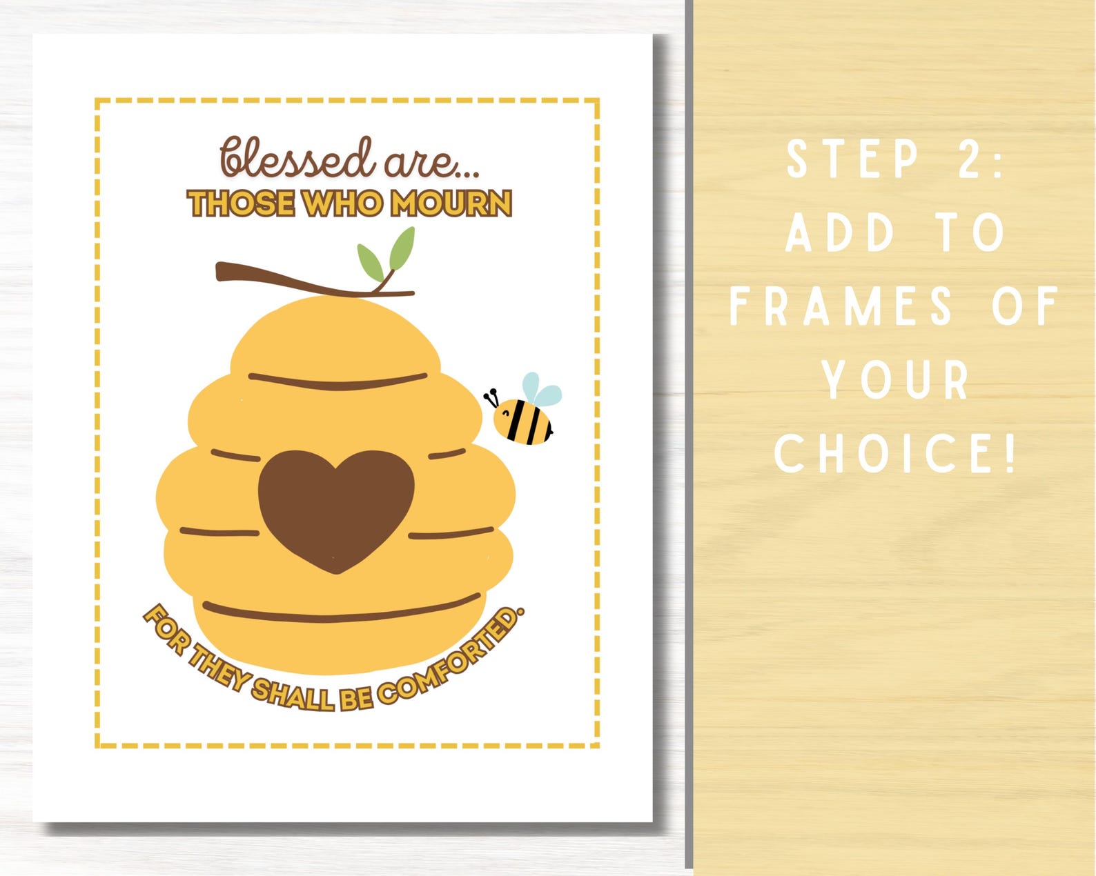 Beatitudes Posters for Sunday School Wall Art Decor for Church Children ...