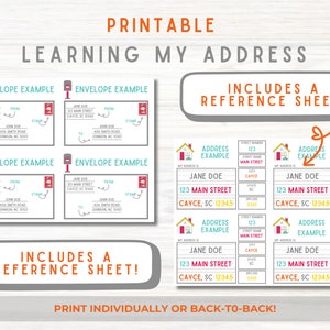 How to Teach Address Worksheet Resource for Kids Address Guide to ...