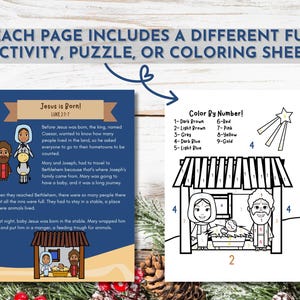 Christmas Eve Activity for Kids Coloring Book for Christmas Eve ...