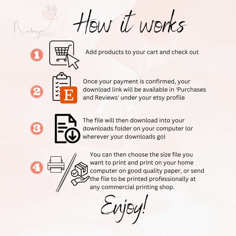 Printable Korean Wall Art Hwaiting Digital Print Korean - Etsy