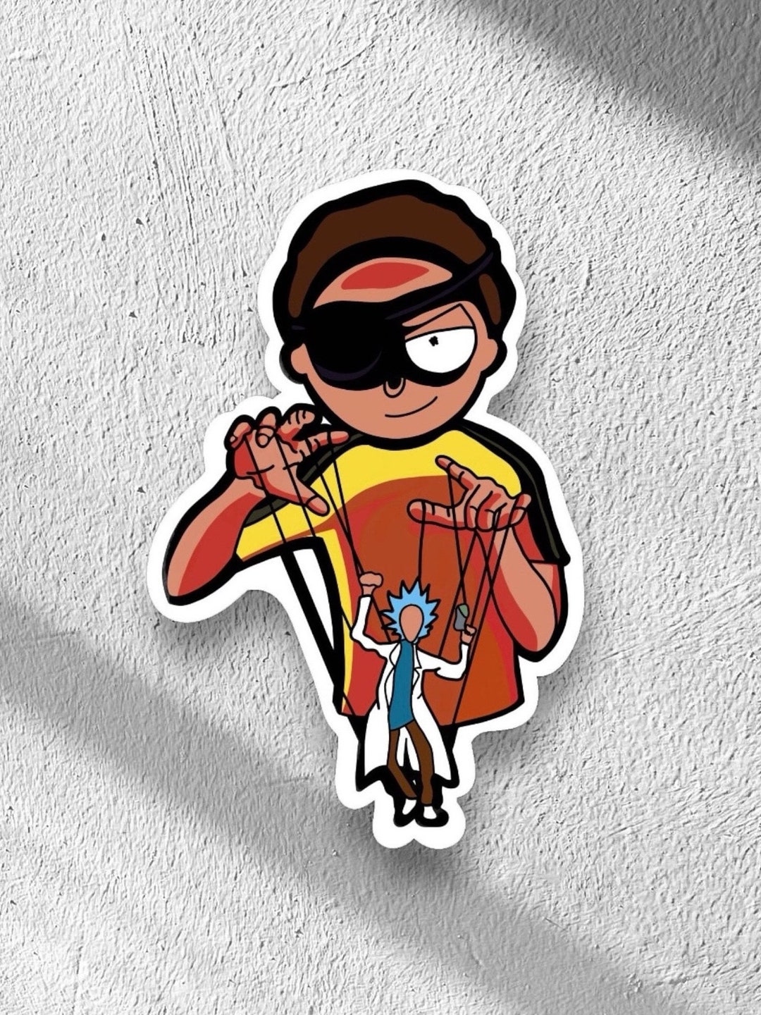 Evil Morty Puppet Master sticker - Etsy