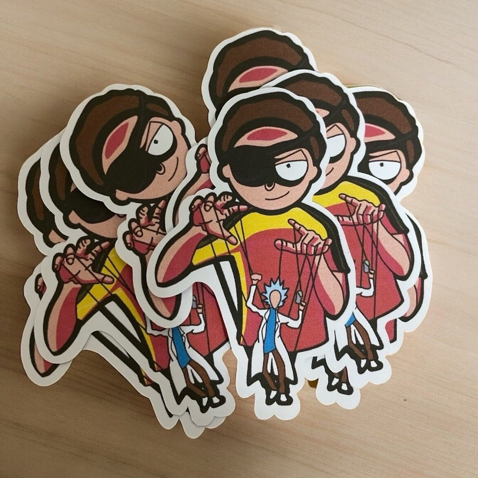 Cool Evil Morty Puppet Master Vinyl Sticker - Etsy