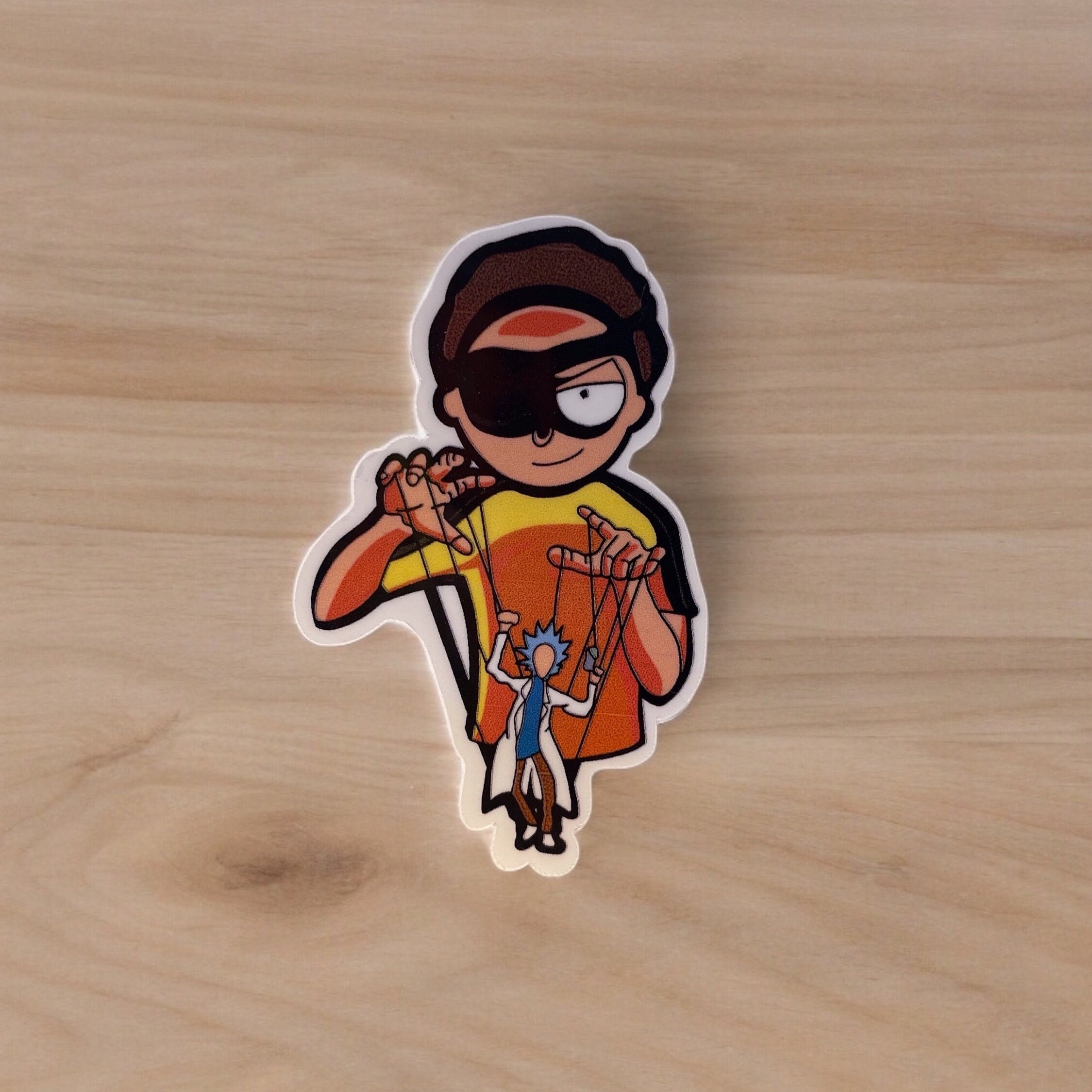 Cool Evil Morty Puppet Master Vinyl Sticker - Etsy