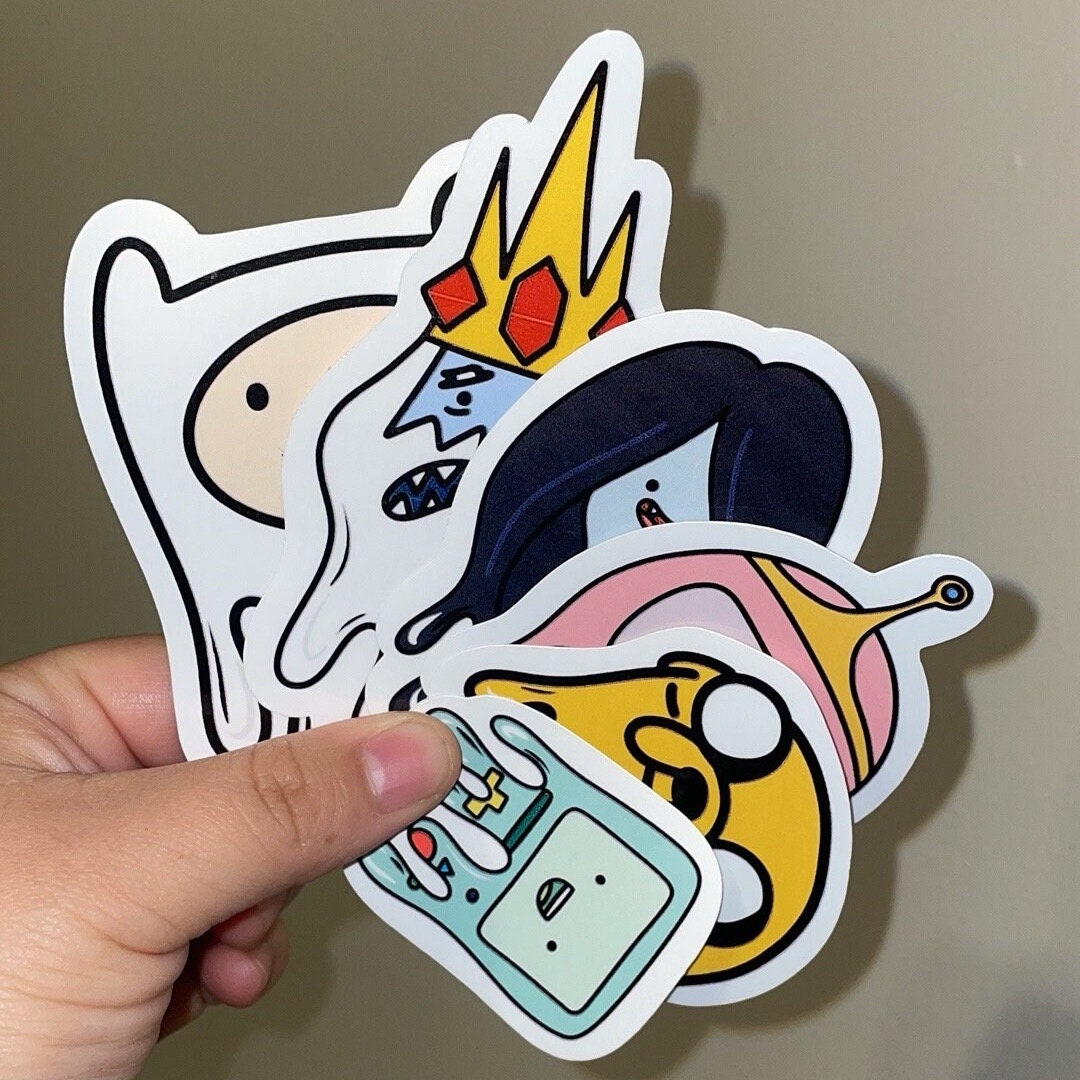 Explore the Fun With Adventure Time Stickers - Etsy