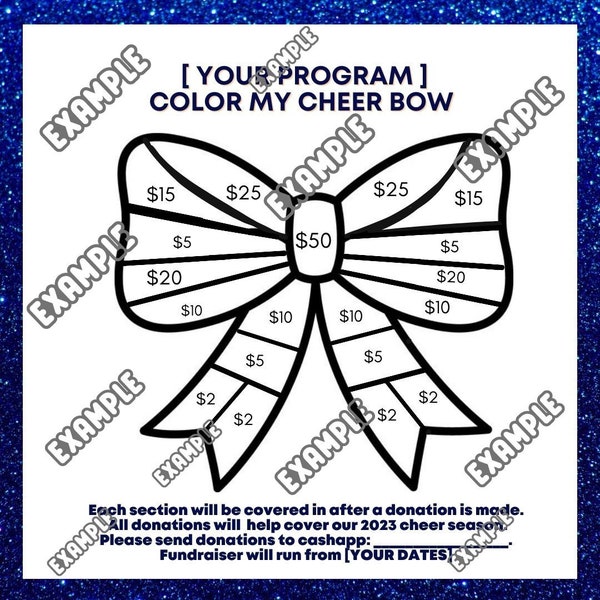 Fill My Bow Template - Etsy