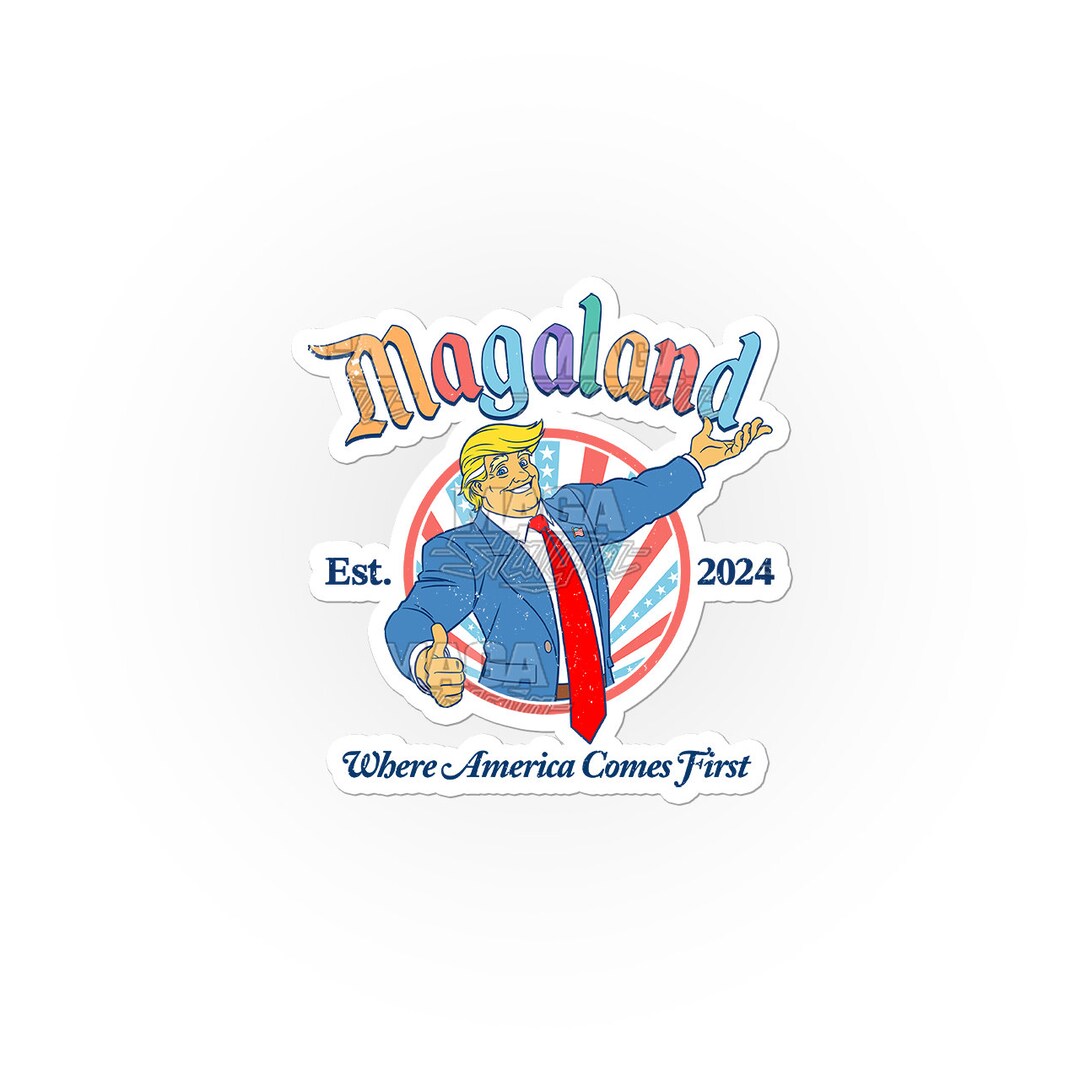 Magaland Stickers Iconic American Theme Park With Thrilling Rides ...