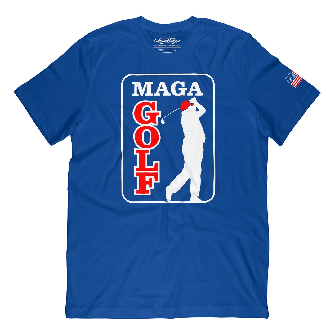 MAGA Golf T-shirt | Funny Trump Golf Tee - Unique Gift for Golfers ...