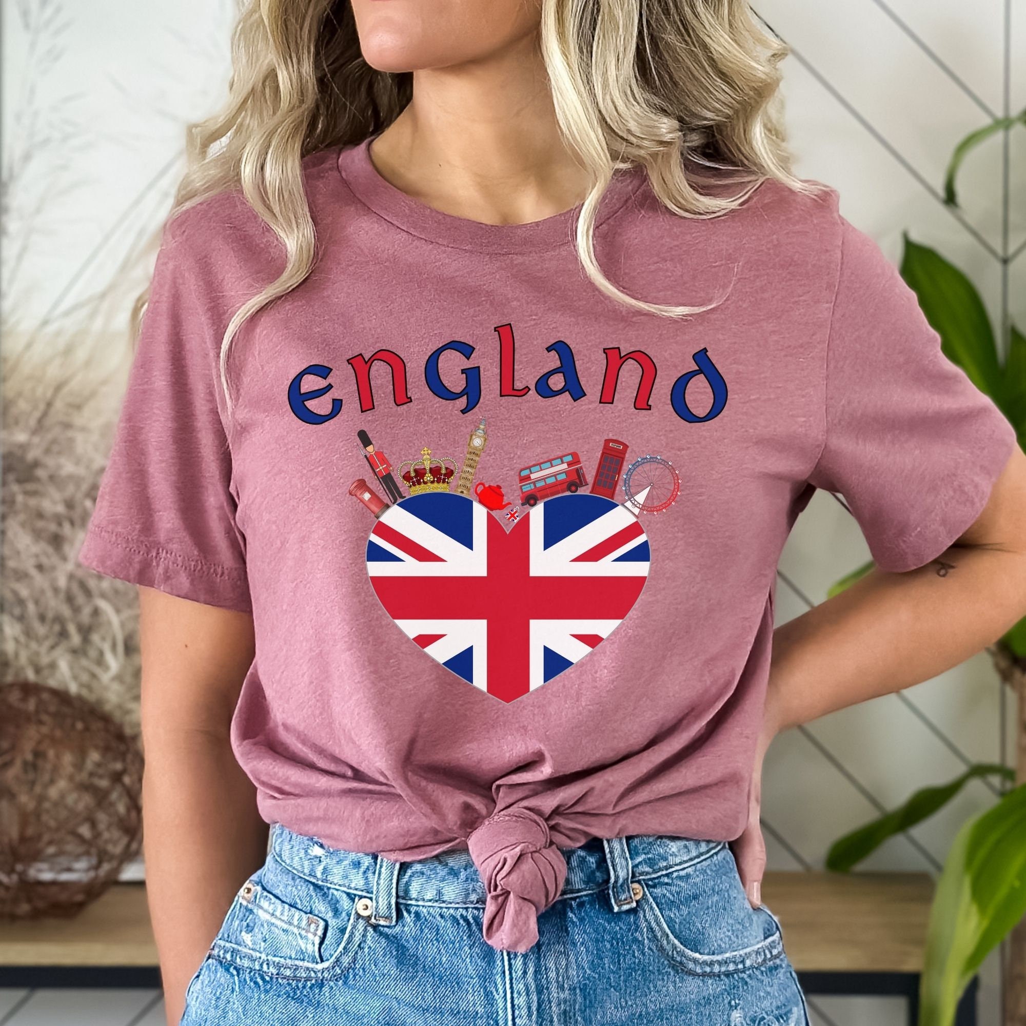 England Flag Shirt, British Tshirt for Women, Great Britain Tshirt ...