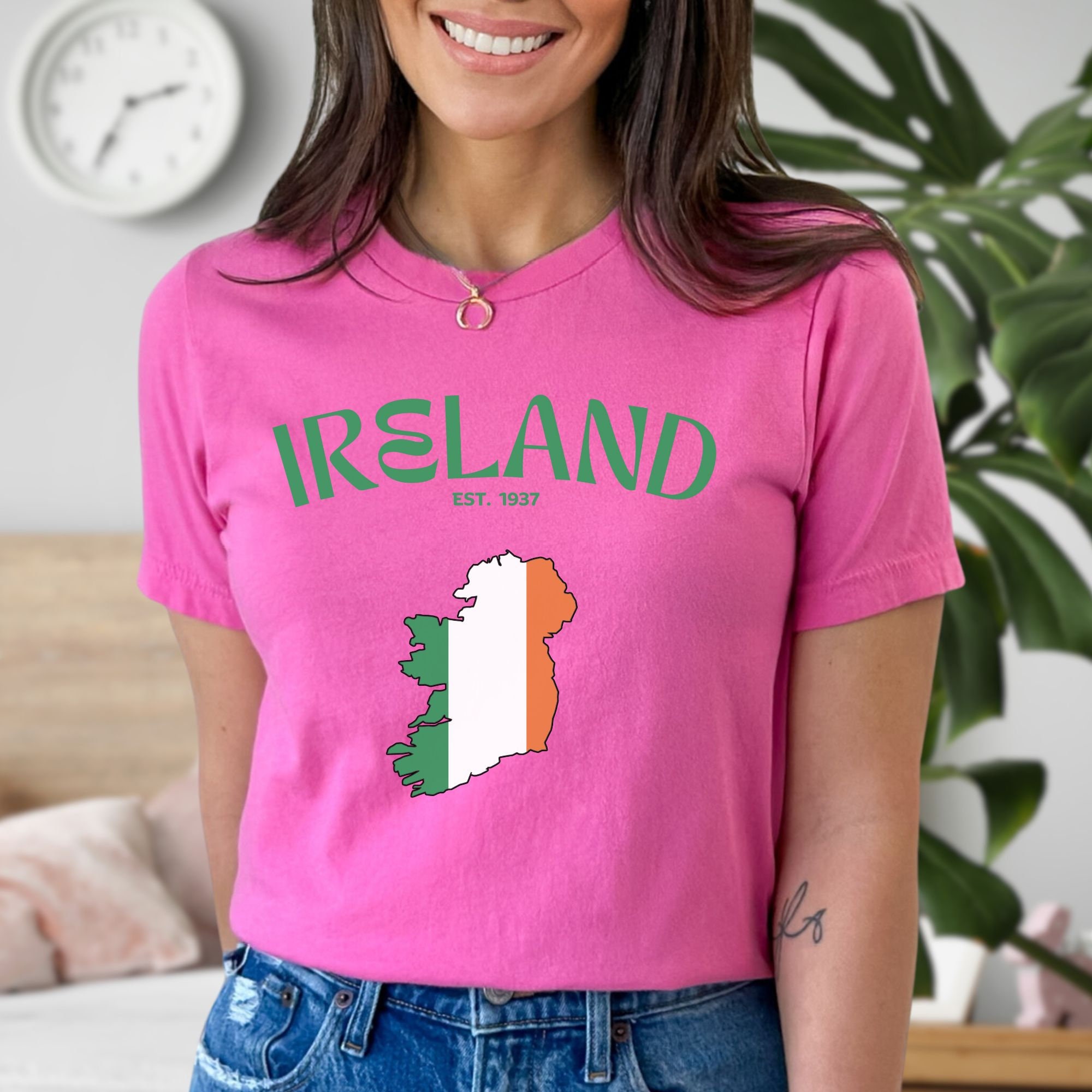 Ireland Map Shirt, Irish Flag Sweatshirt, Eire Pride T-shirt, Emerald ...