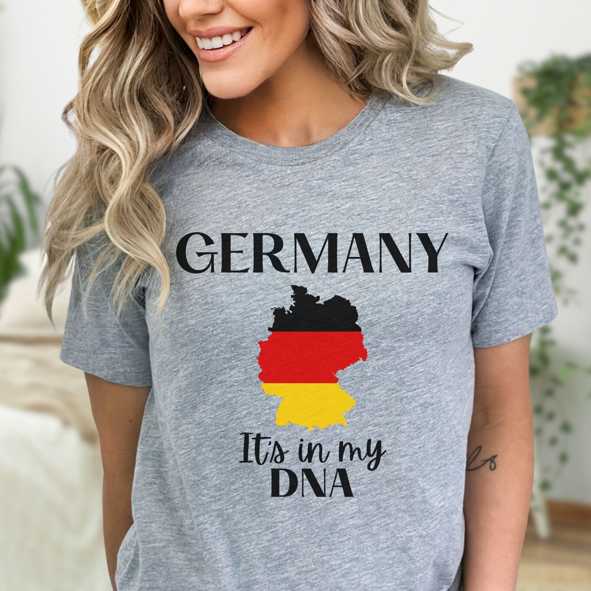 Germany Flag Shirt, Deutschland Map Tee, European Gift, Germany DNA T-shirt, German Pride ...