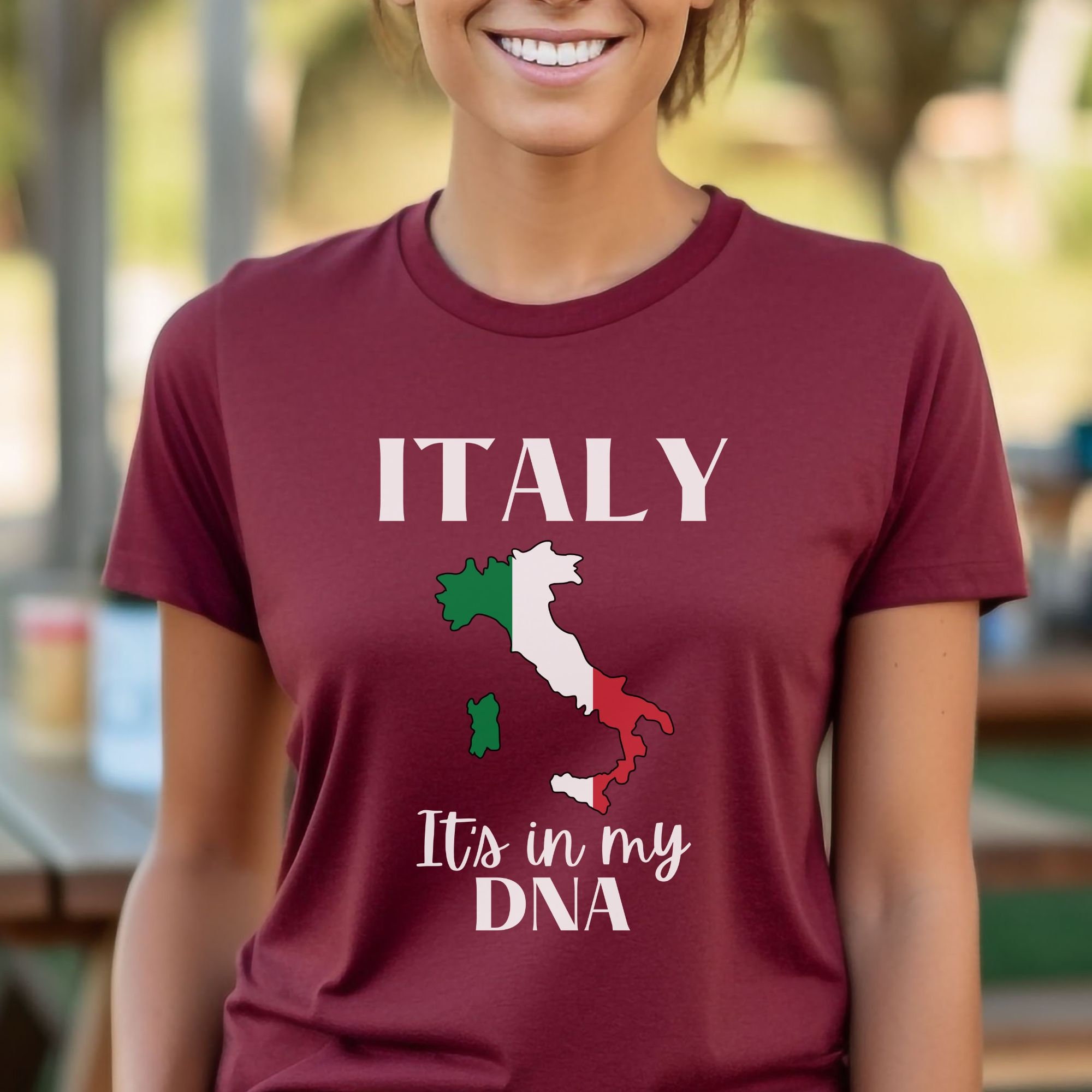Italy Flag Map Shirt, Italia Pride Gift, Italian Heritage T-shirt, Cute ...
