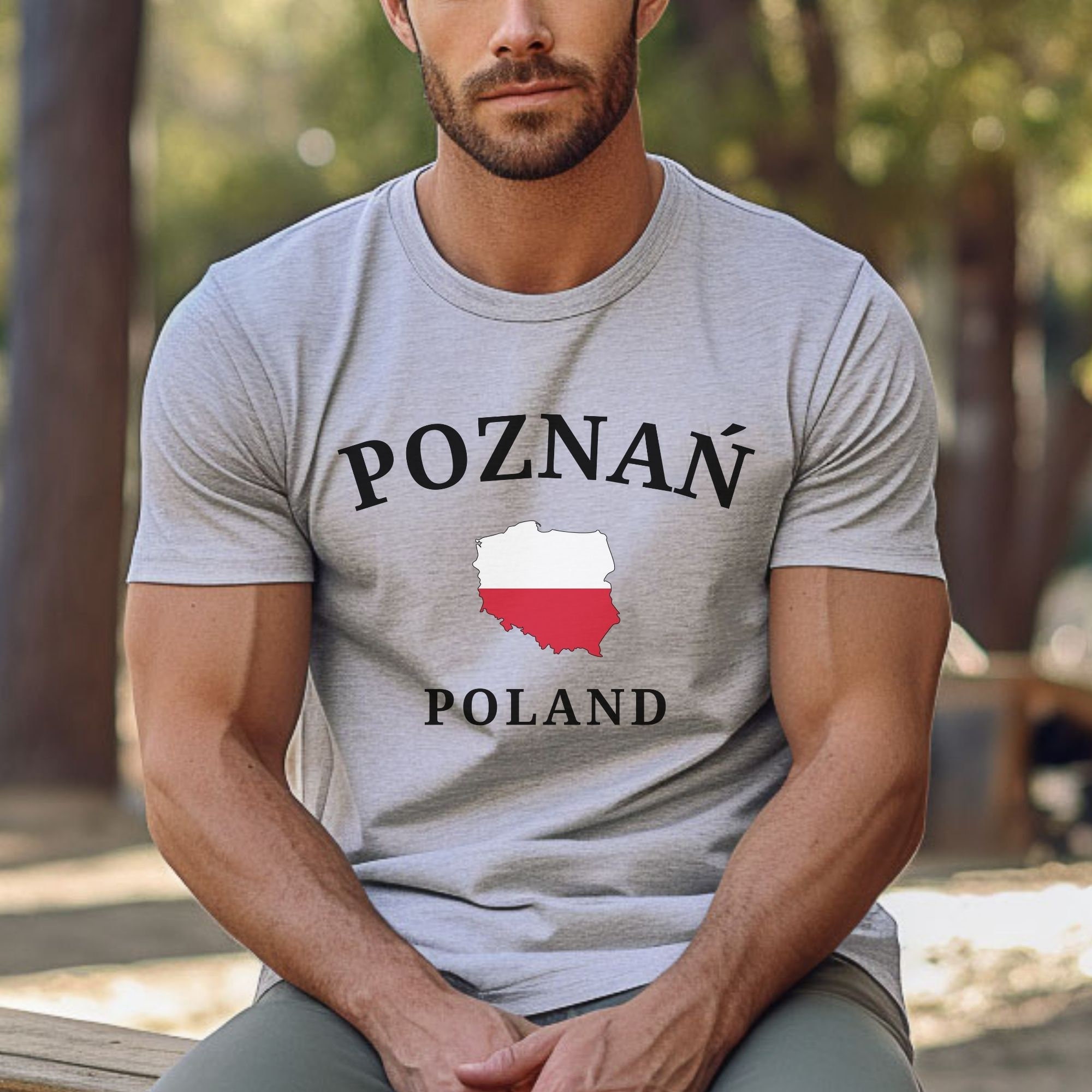 Poznan Shirt With Poland Map, Polish Heritage Tee Perfect Gift for ...