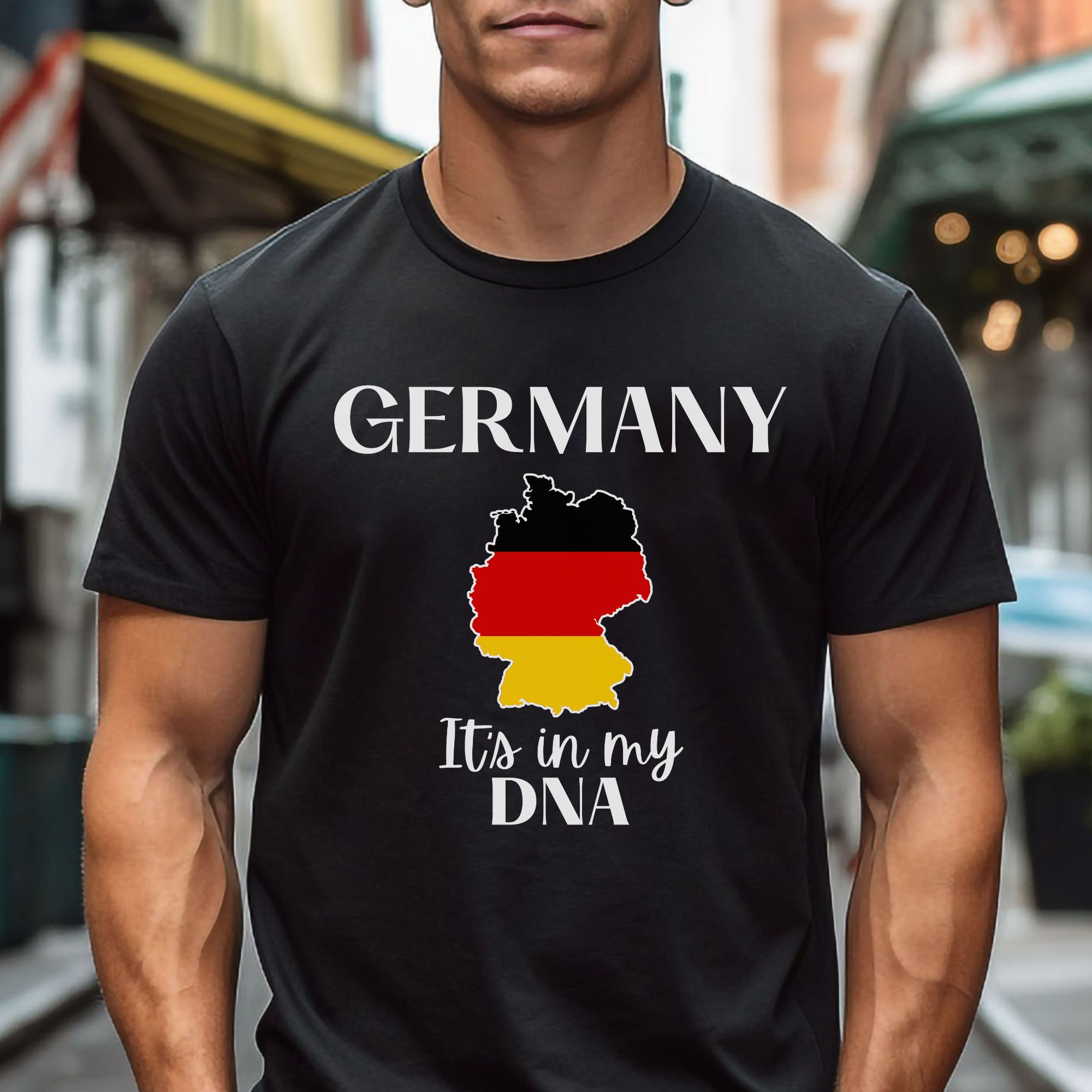 Germany Flag Shirt, Deutschland Map Tee, European Gift, Germany DNA T ...