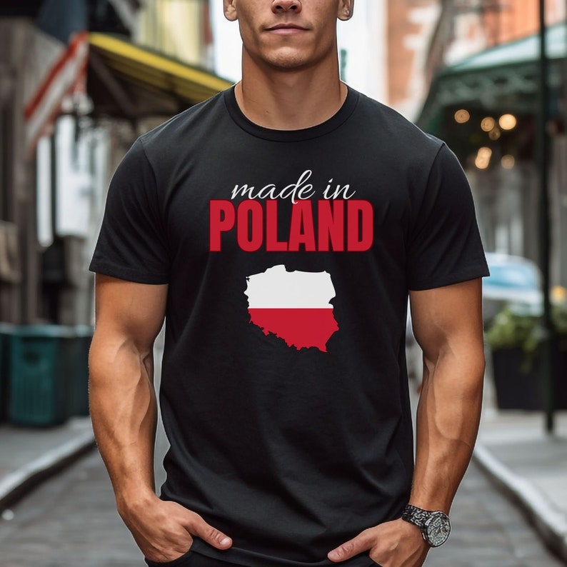 Poland Flag Shirt, Polish Map Sweatshirt, Polska Heritage Gift, Polen ...