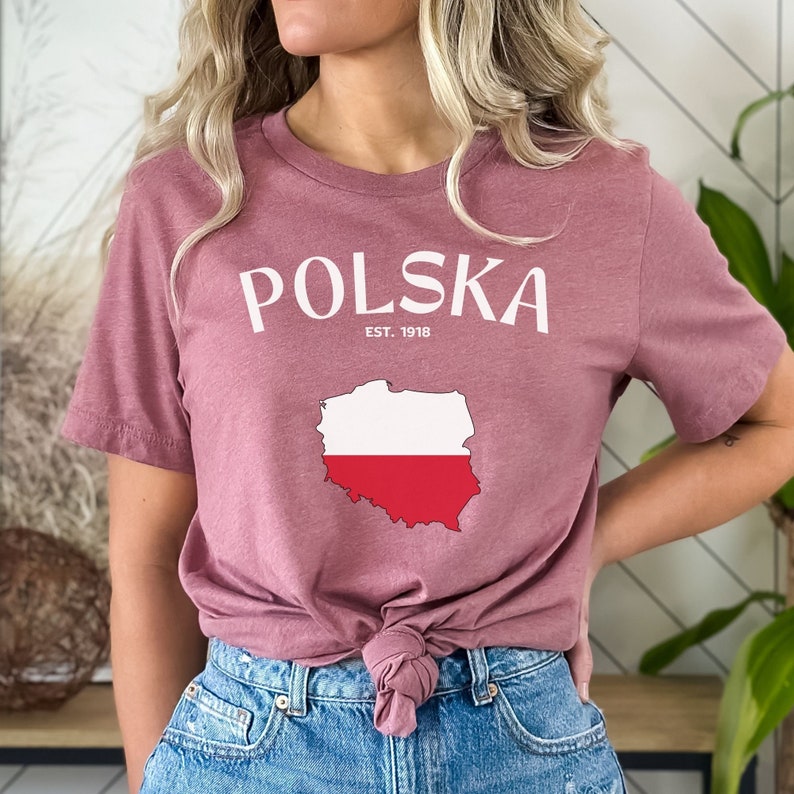 Polska Flag Shirt, Poland Map Sweatshirt, Polish Heritage T-shirt ...