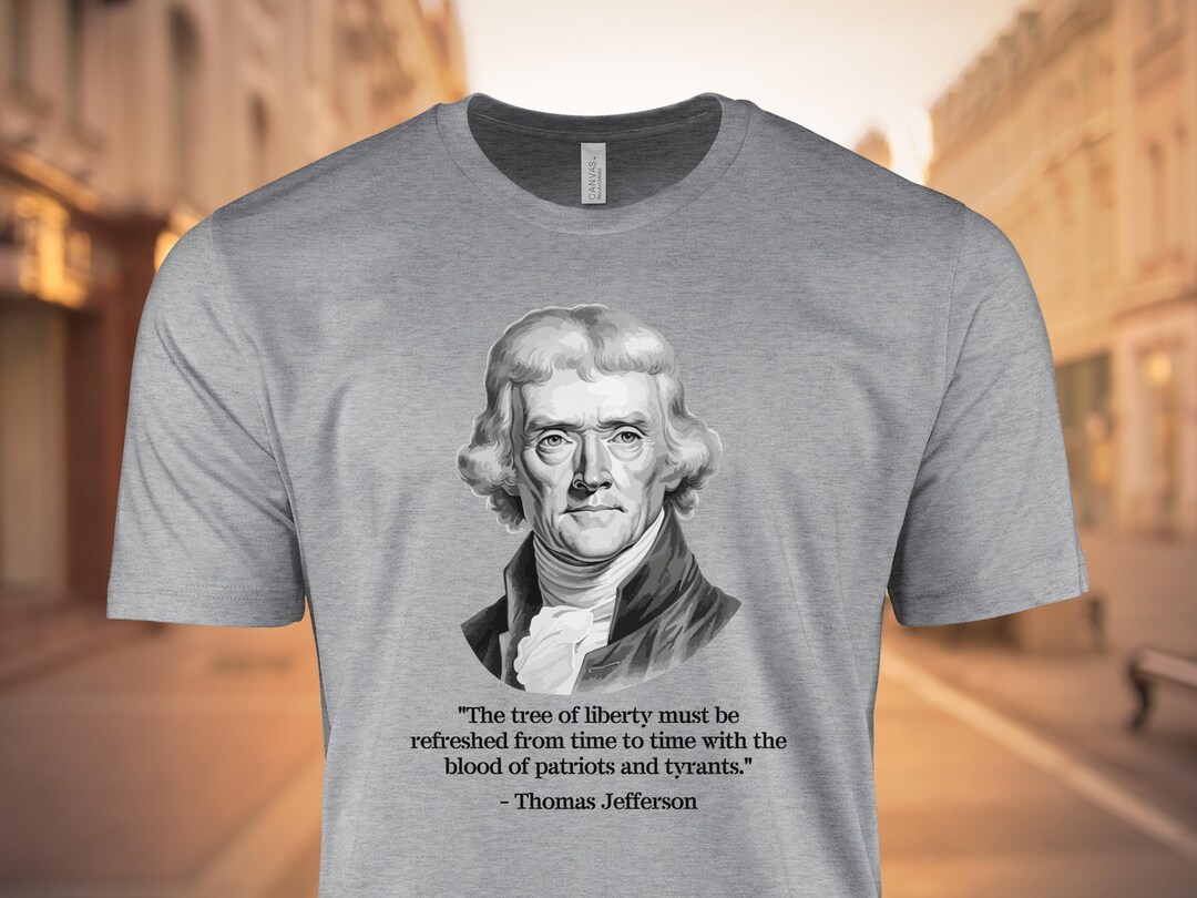 Founding Father Portrait T-shirt, Historical Figure Graphic Tee ...
