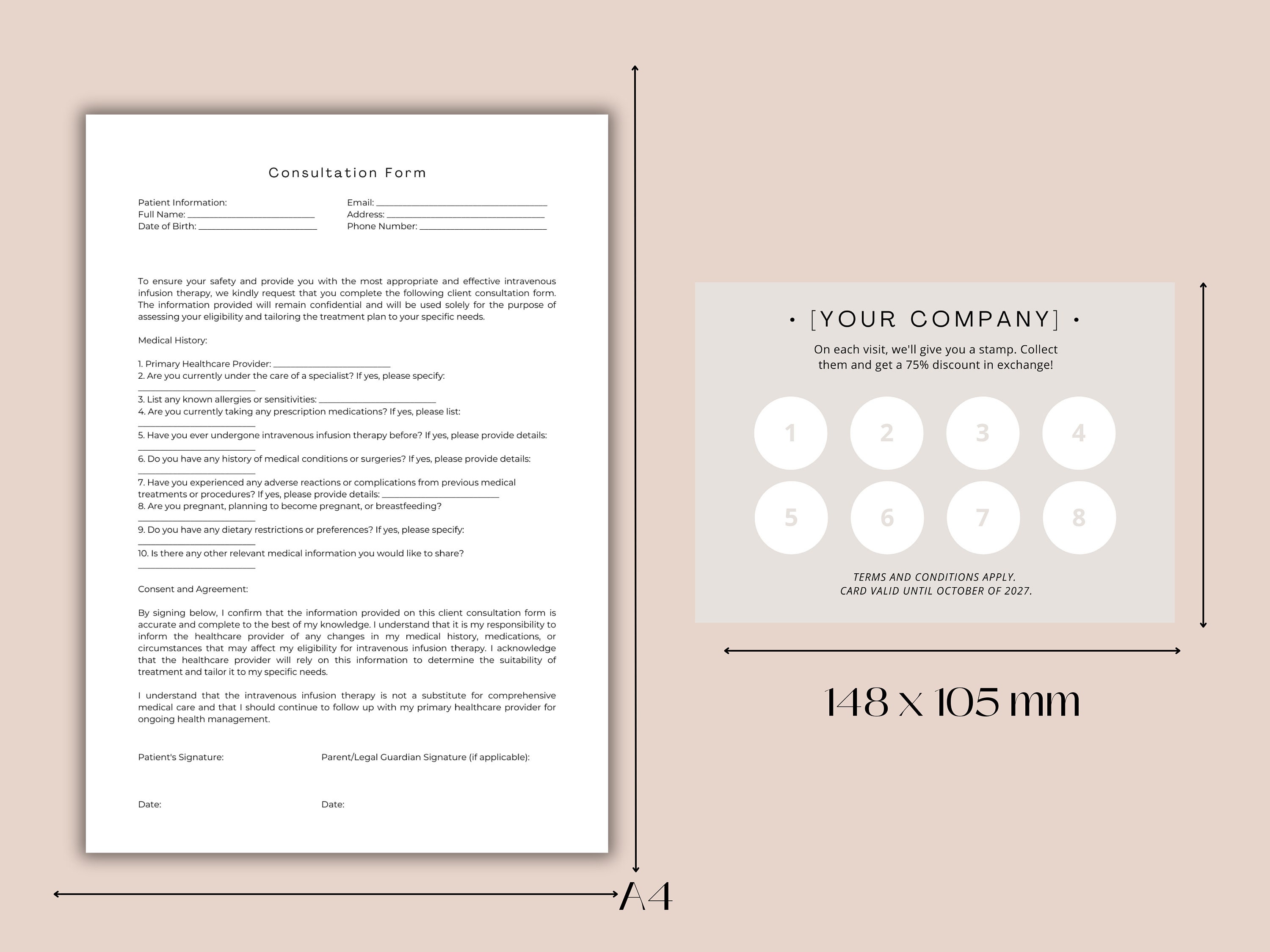 Intravenous Therapy forms bundle, Intake, Consent, Photo Video Waiver ...