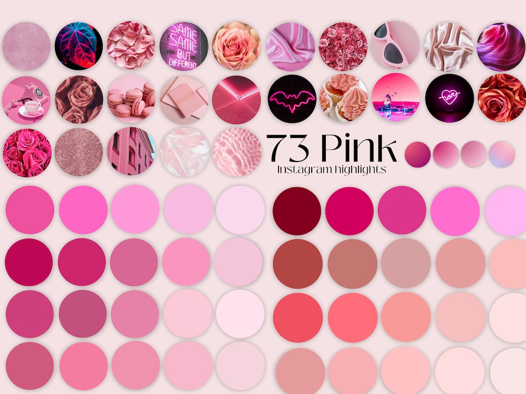73 Pink Instagram Story Highlight Covers, Pink Instagram Highlights ...