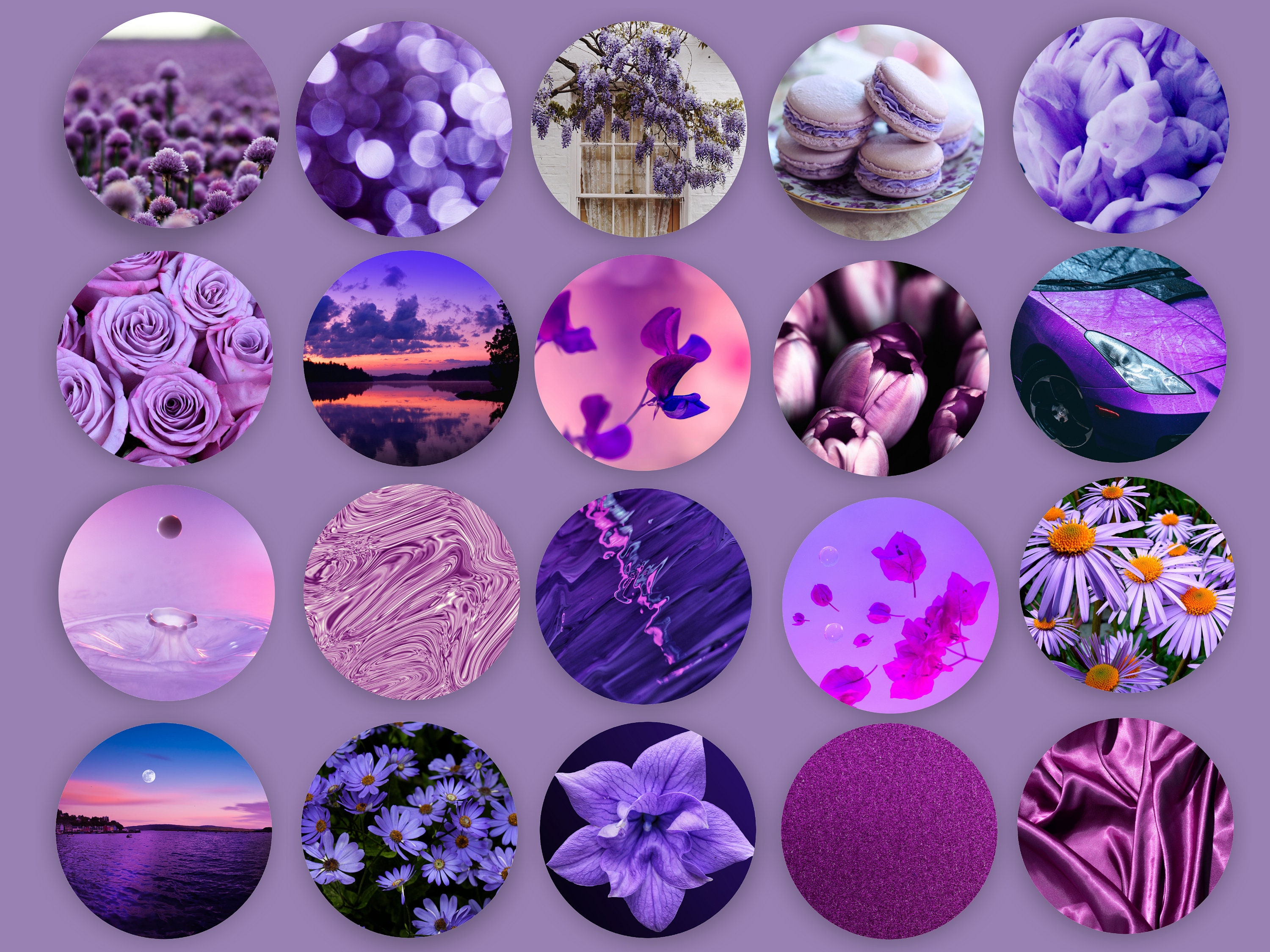 132 Purple Instagram Story Highlight Covers, Purple Instagram ...