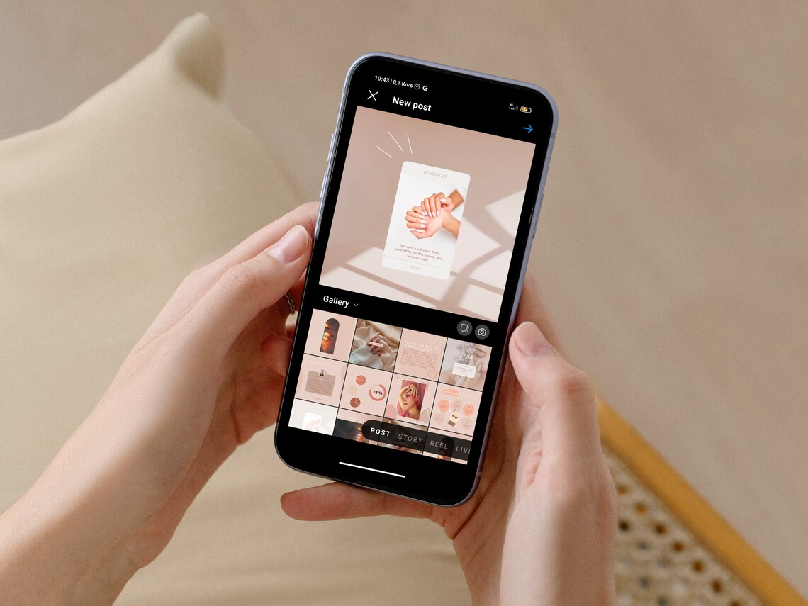 40 Nail Tech Instagram Post Template, Nail Salon Social Media ...