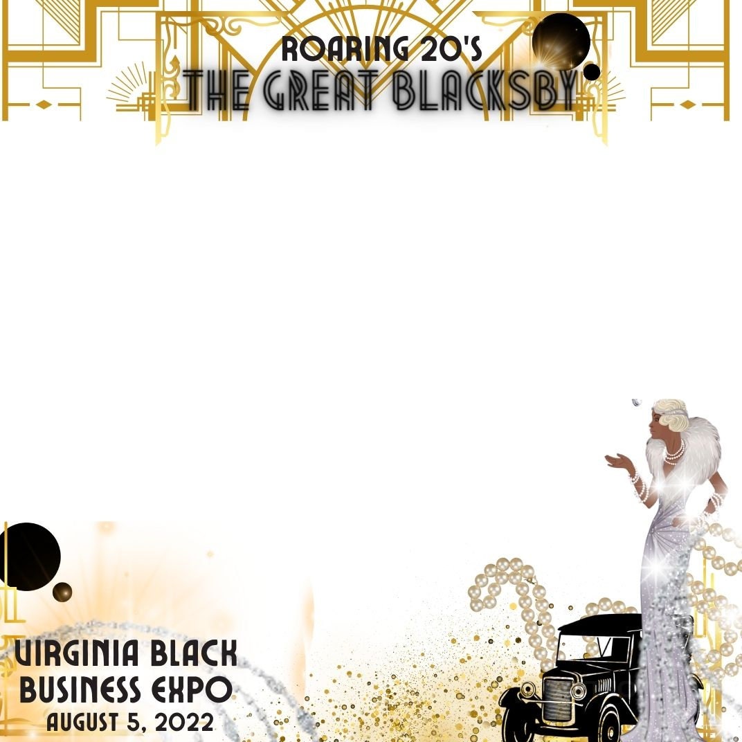 Gatsby Themed Overlay/template, 360 Photo Booth Overlay, Birthday Theme ...