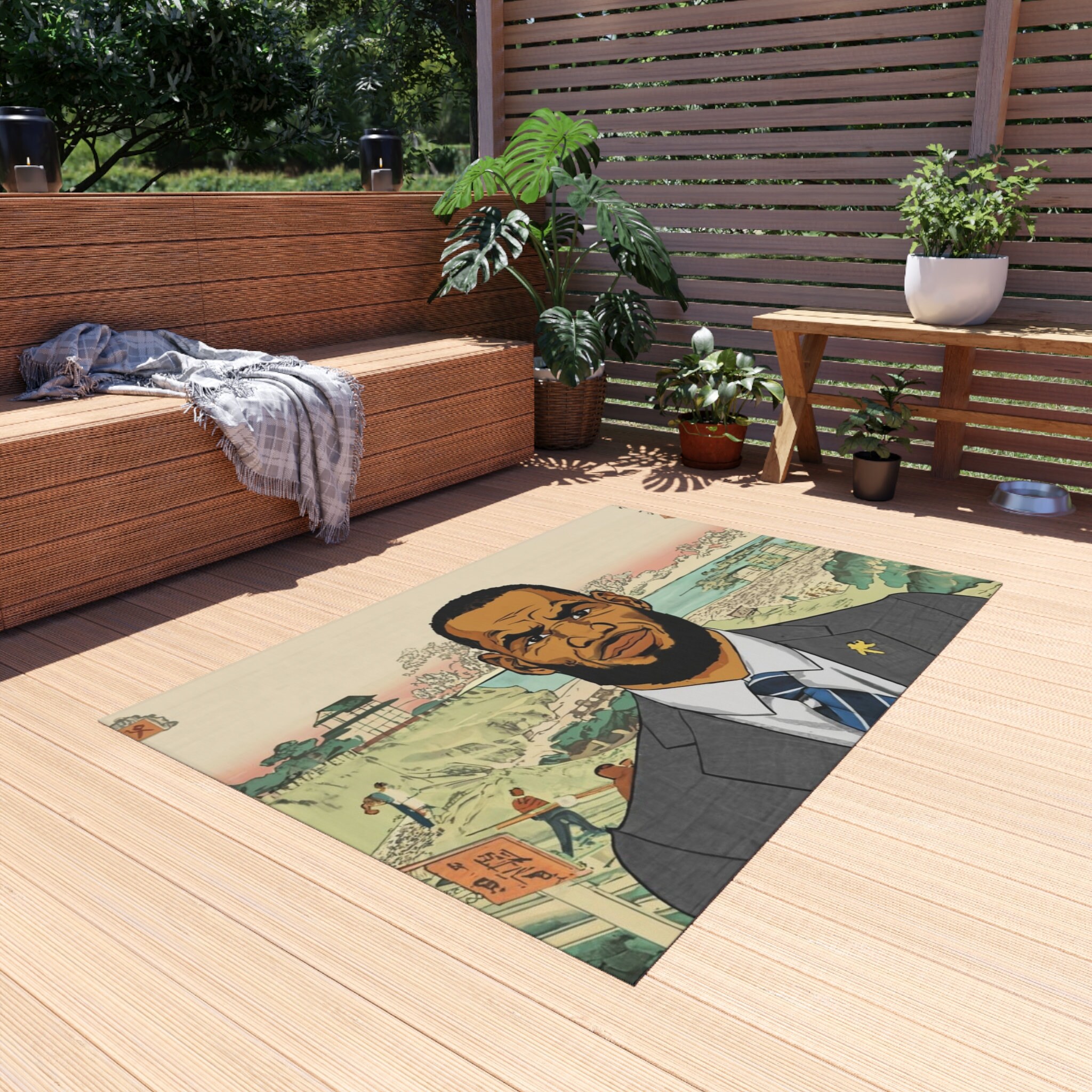 Lebron James Outdoor Rug: Animated Basketball Carpet - Etsy