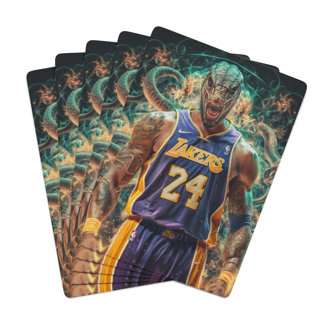 Kobe Bryant Playing Cards the Black Mamba Poker Cards Kobe Deck of ...