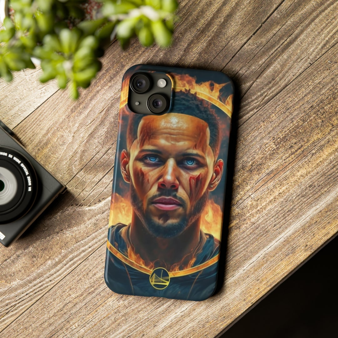 Stephen Curry iPhone Case - Stephen Curry in a Ring of Fire iPhone Case ...