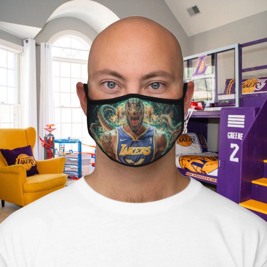 Fitted Polyester Face Mask - Kobe Bryant/black Mamba Face Mask ...
