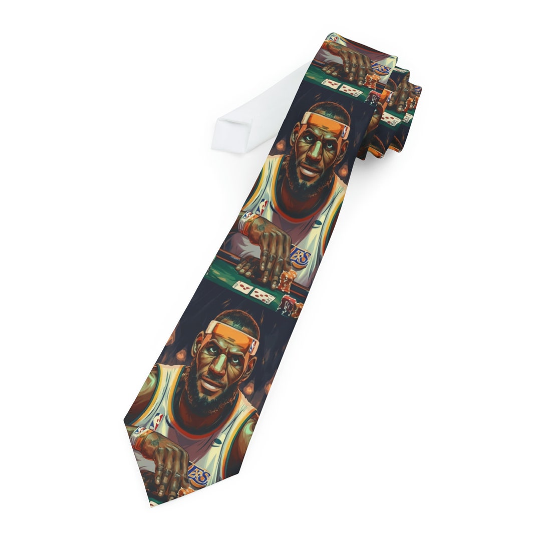 Lebron James Necktie - Necktie/tie With the Image of Lebron James ...