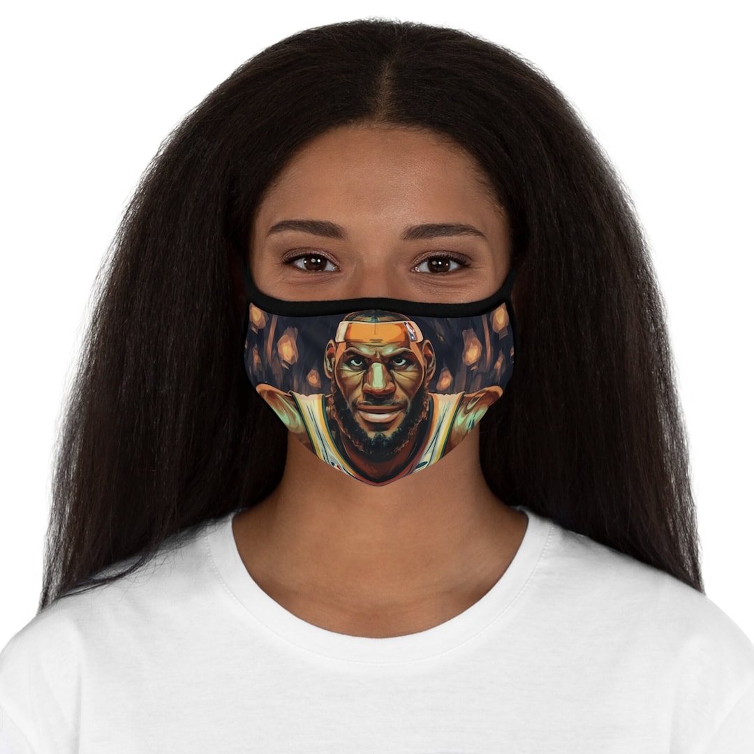 Fitted Polyester Face Mask - Lebron James Game Face Face Mask/face ...