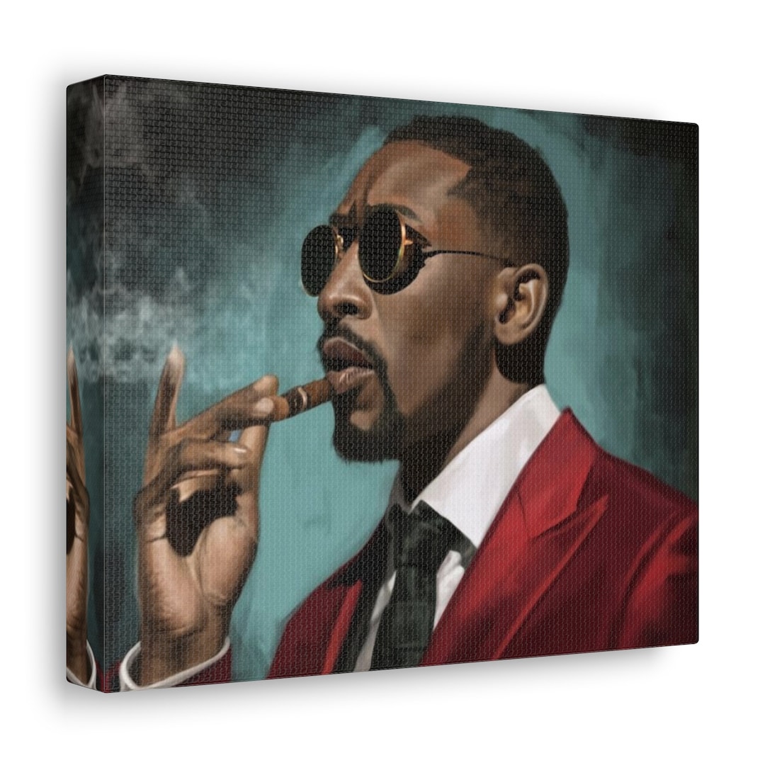 Canvas Gallery Bam Adebayo With a Cigar Painting Size 10 X 8 Perfect ...