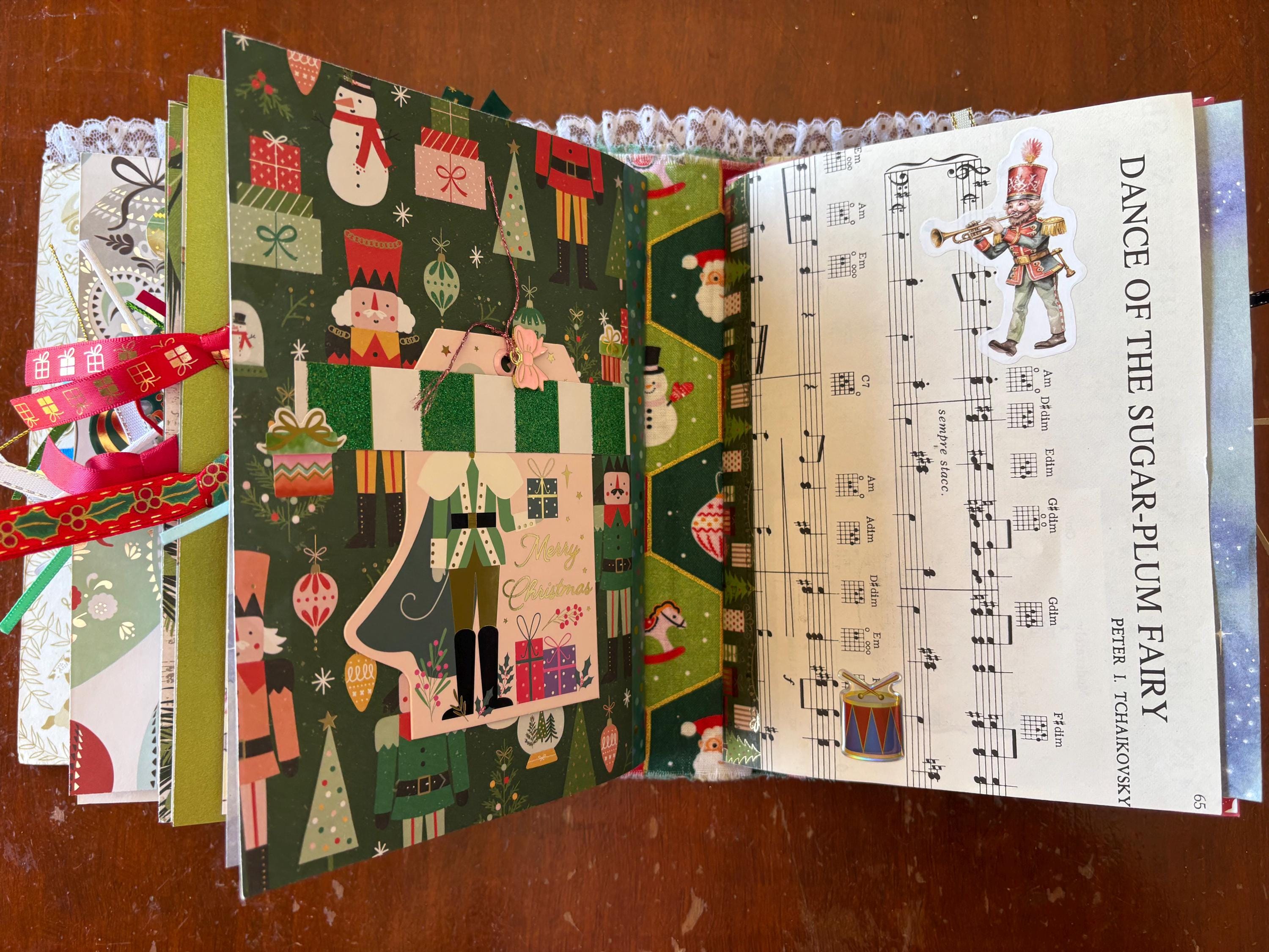 The Nutcracker Upcycled Little Golden Book Junk Journal - Etsy