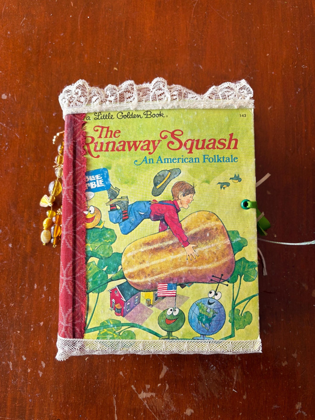 The Runaway Squash Upcycled Little Golden Book Junk Journal - Etsy