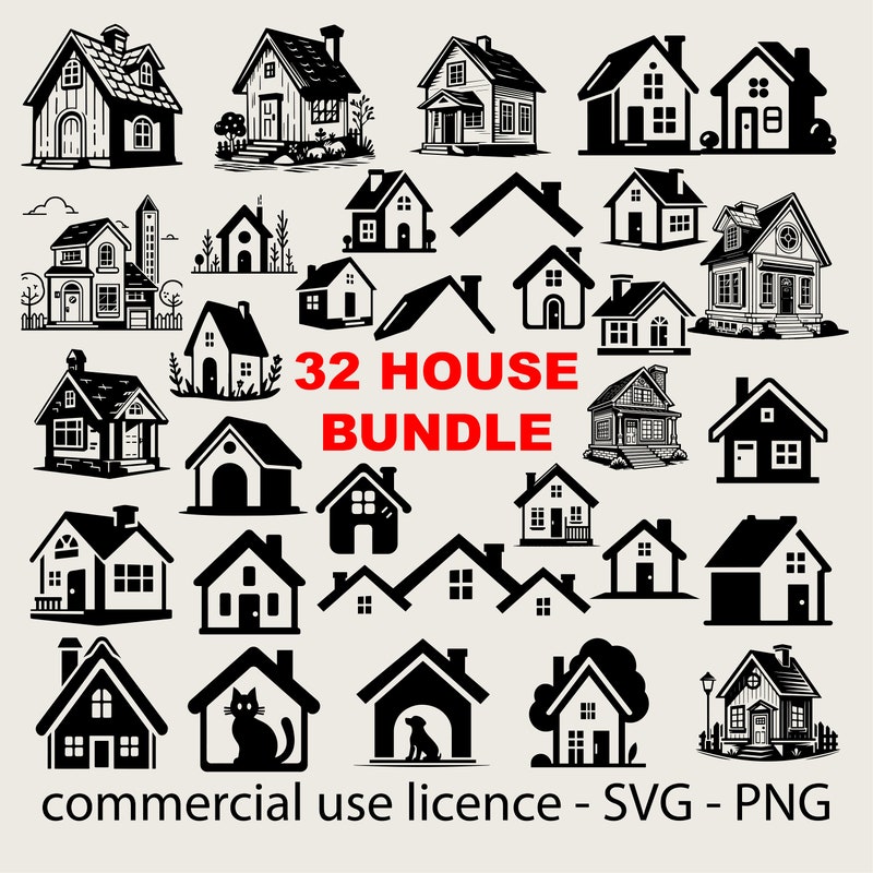 House Svg - Etsy