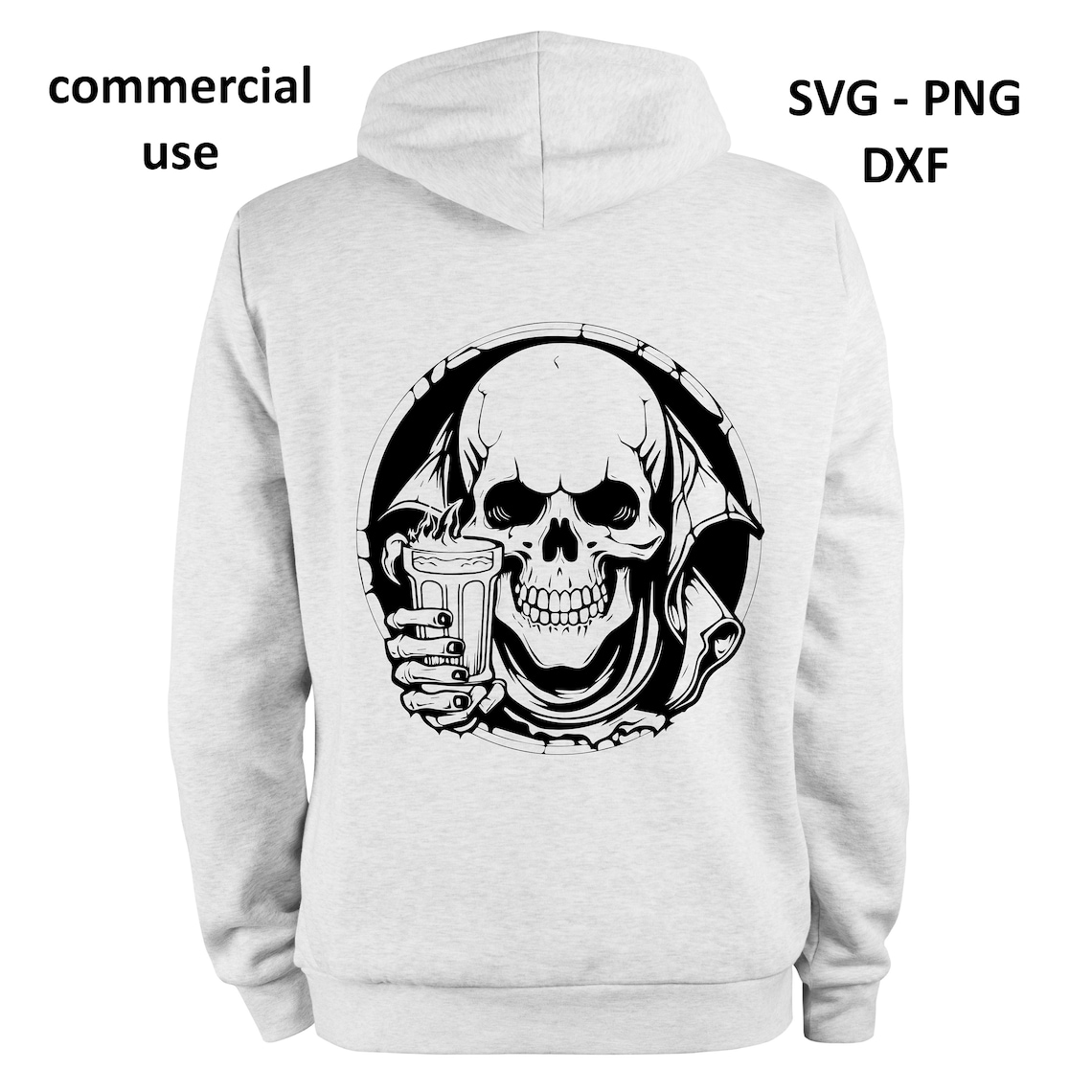 Skull and Beer Svg, Png, Dxf, Skeleton Svg, Beer Drinking Svg, Alcohol ...