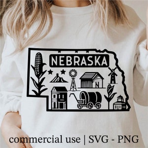 Nebraska Svg, State Svg, Nebraska Outline, Nebraska Shirt Design, State ...