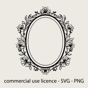 63 Unique Oval Frame Svg Bundle, Decorative Oval Frame Svg, Cricut Oval ...