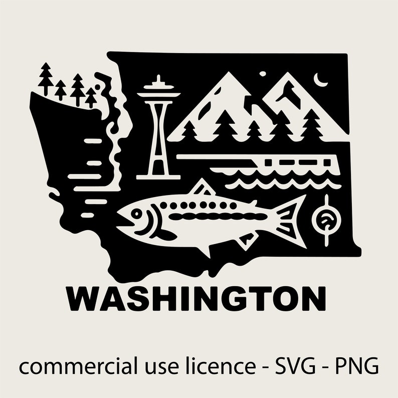 Washington Svg, State Svg, Washington Outline, Washington Shirt Design ...