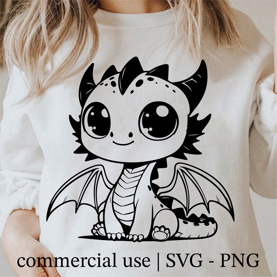 Cute Baby Dragon Svg, Cute Dragon Png, Baby Dragon Lover Svg, Baby ...