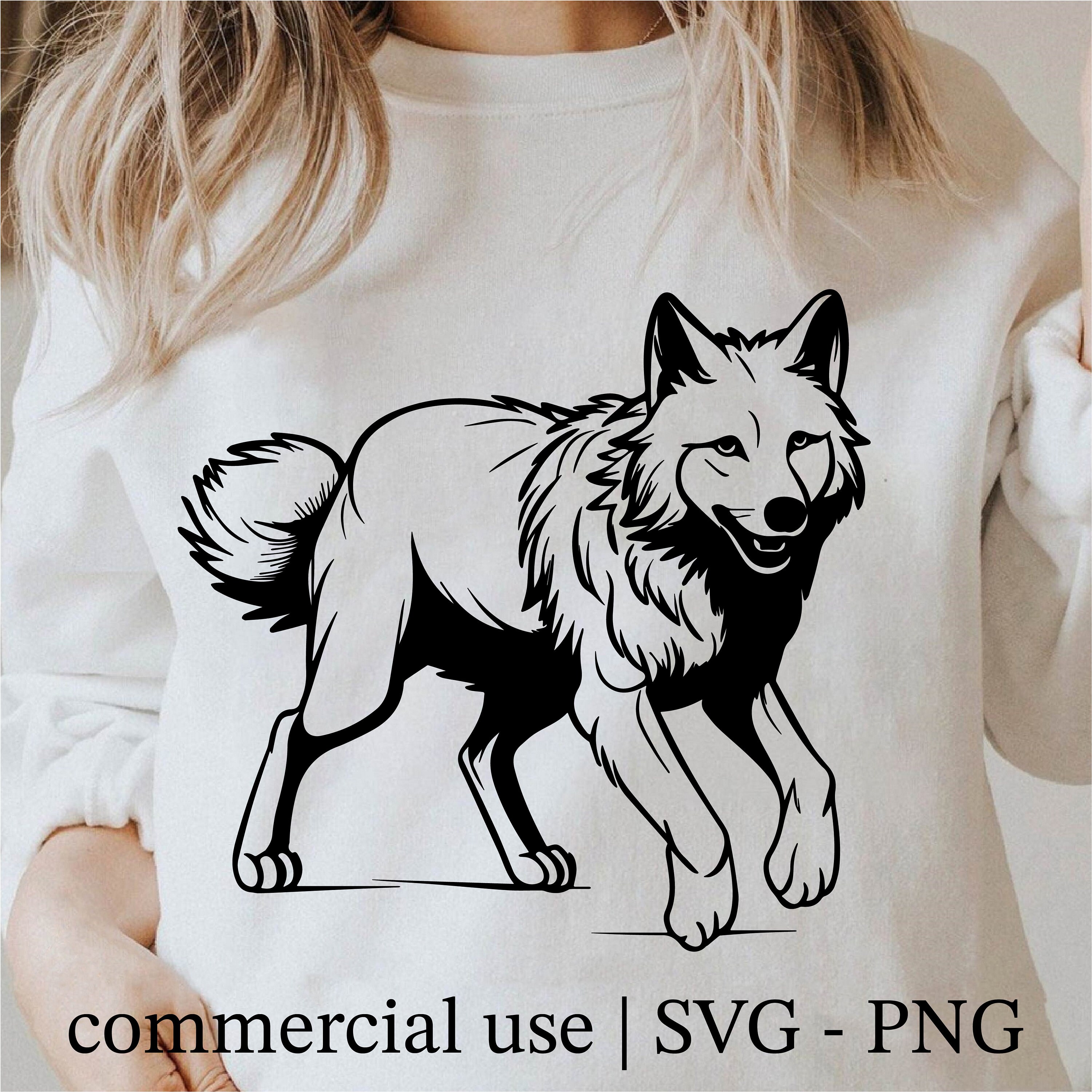 A Little Wolf Svg Running Wolf Svg Baby Wolf Png Cricut - Etsy