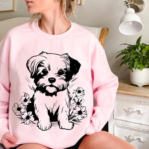 Morkie Puppies Svg Bundle, Cute Morkie Puppy Svg, Morkie Clipart, Dog ...