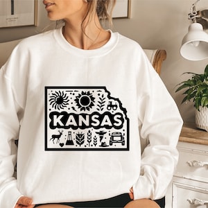 Kansas Svg, State Svg, State Png, Kansas Outline, Kansas Shirt Design ...