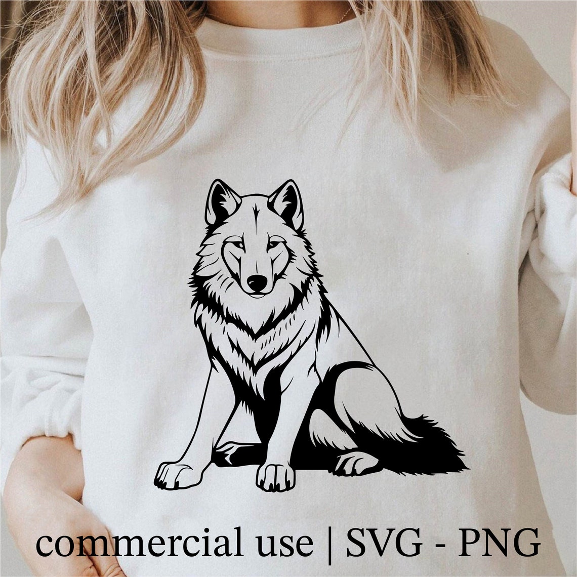 Wolf Svg Sitting Wolf Svg Sitting Wolf Png Cricut Wolf Svg - Etsy