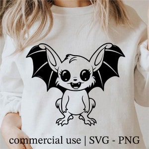 Cute Baby Bat Svg, Kids Halloween Svg, Bat Clipart, Girl Halloween Svg ...